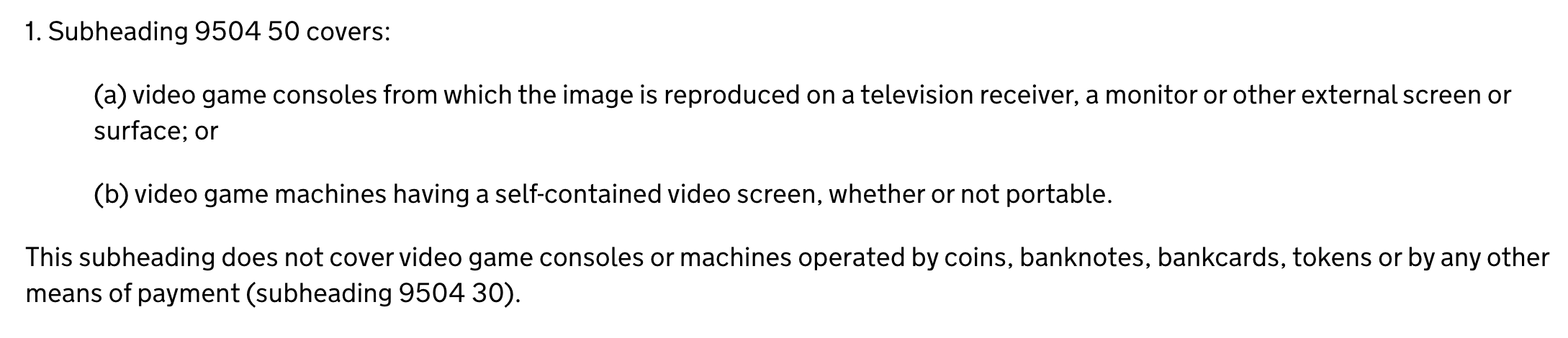 Commodity code checker for small businesses
