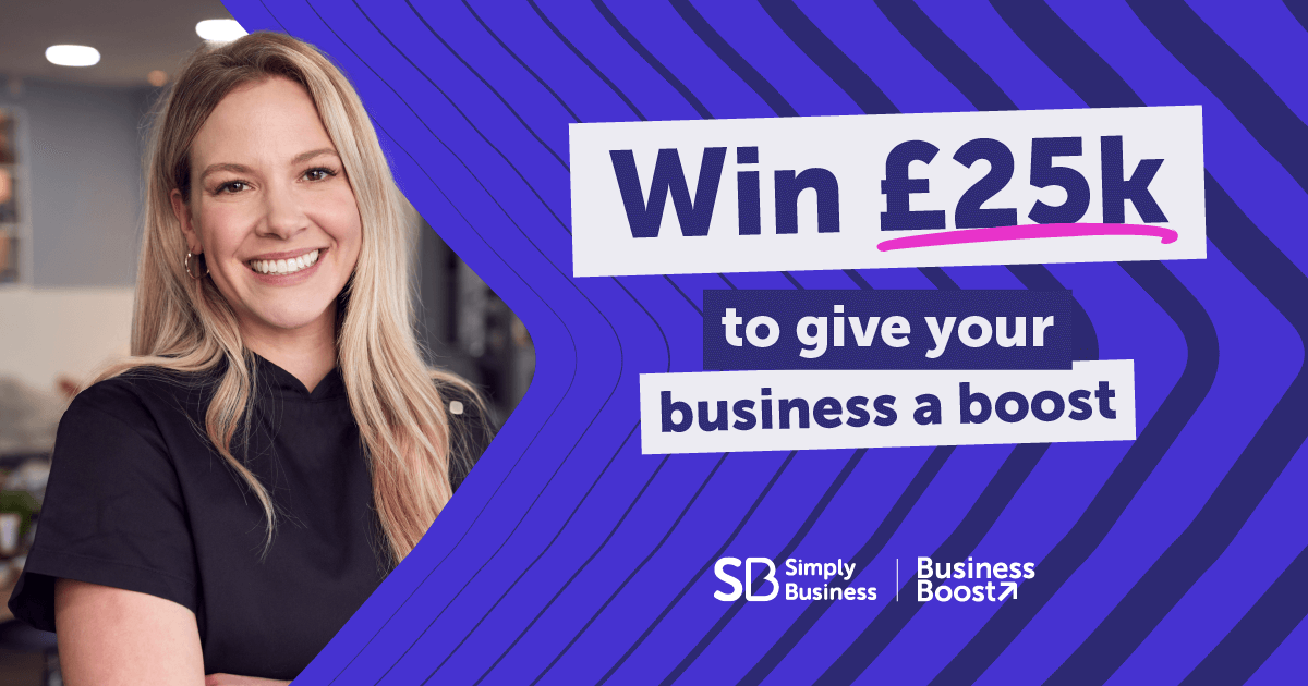 Business Boost – win £25k to fund your small business - Simply Business UK