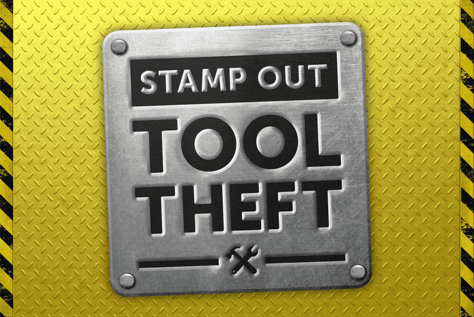 Stamp Out Tool Theft: £2.8 billion cost of stolen tools